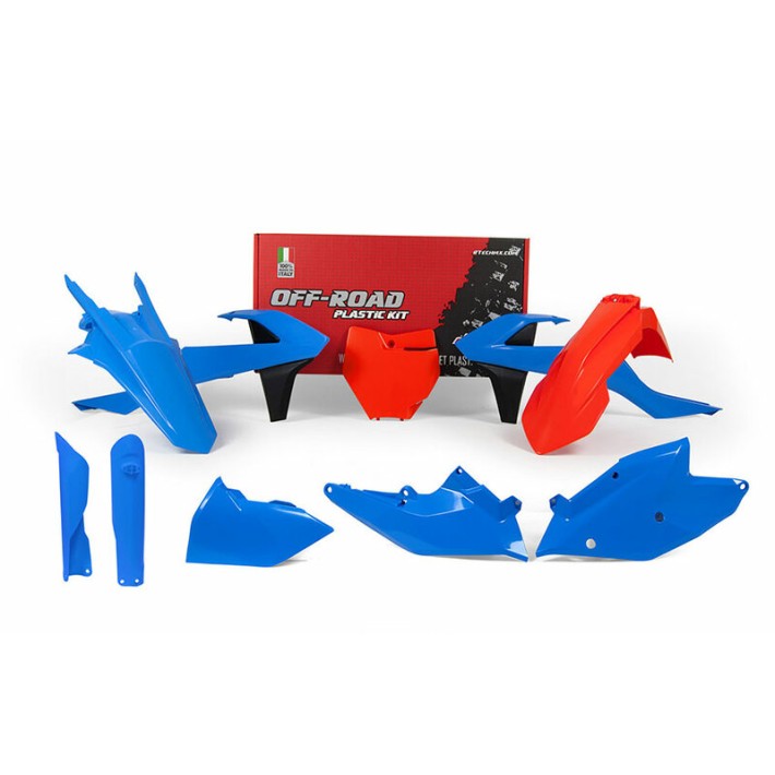 KIT PLASTICOS RACETECH AZUL / LARANJA KTM EXC - R-KITKTM-CL0-528